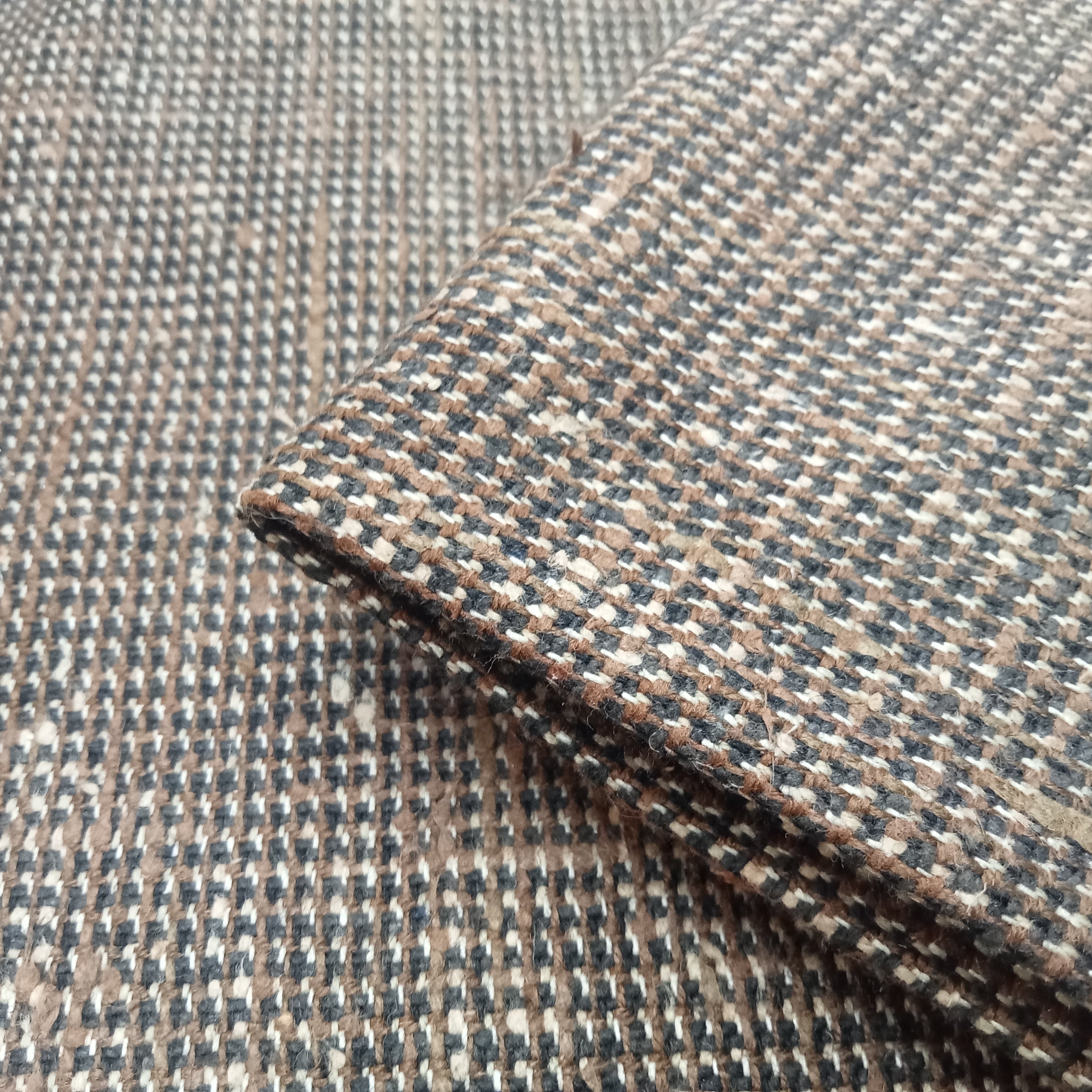 Tweed woven fabric - sold by 1/2mtr – Janies Fabrics