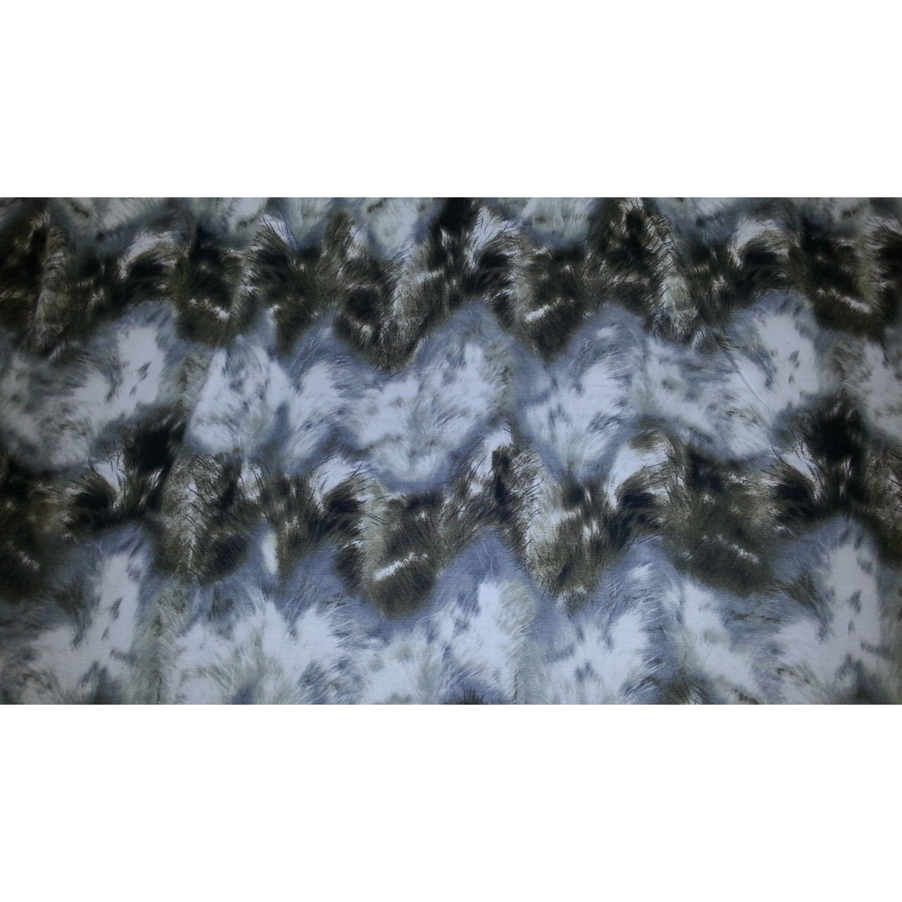 feather design printed ponte - sold by 1/2mtr – Janies Fabrics